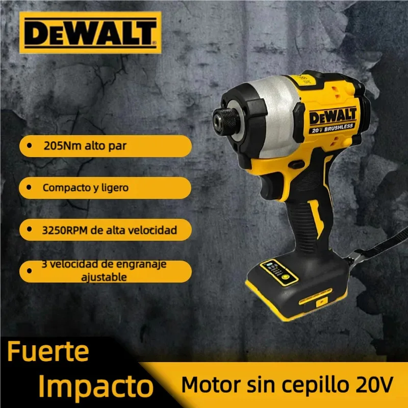 DEWALT-DCF850-Impact-Driver-Sin-Escobillas-de-20V-MAX-Taladro-El-ctrico ...