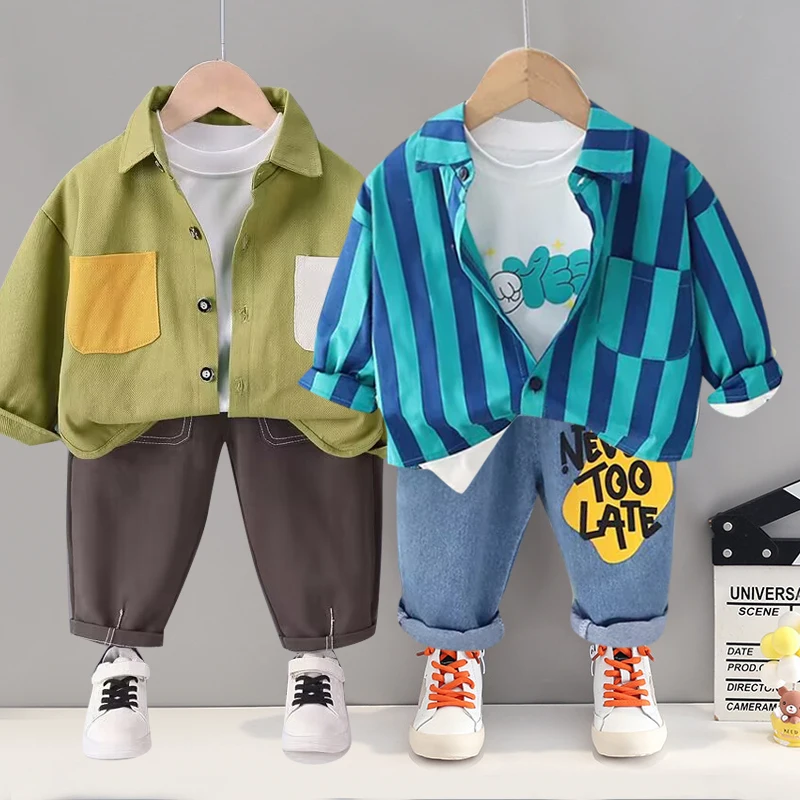 New-children-s-clothing-handsome-denim-suit-1-2-3-4-years-old-toddler ...