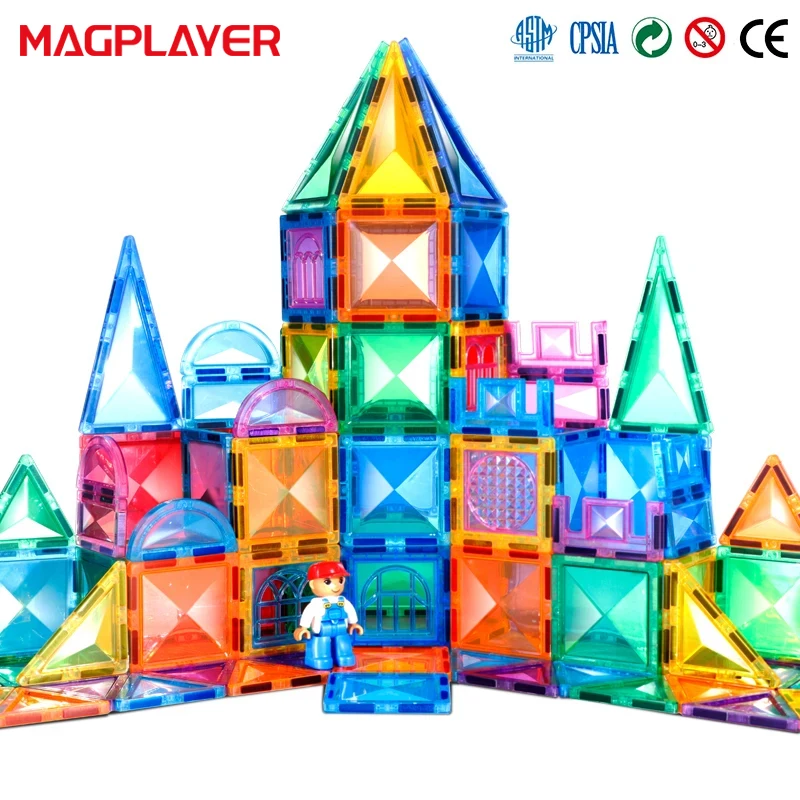 Magplayer-Magnetic-Tiles-Children-Building-Blocks-Construction ...
