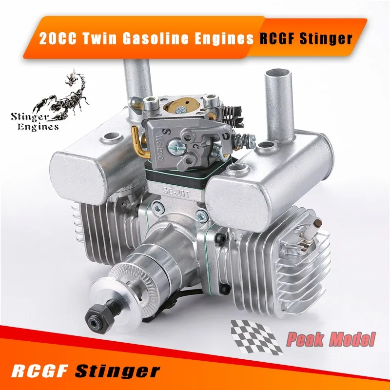 RCGF-STINGER-20CC-TWIN2-Stroke-Engines-Rc-Model-Gasoline-Engines-Rc ...