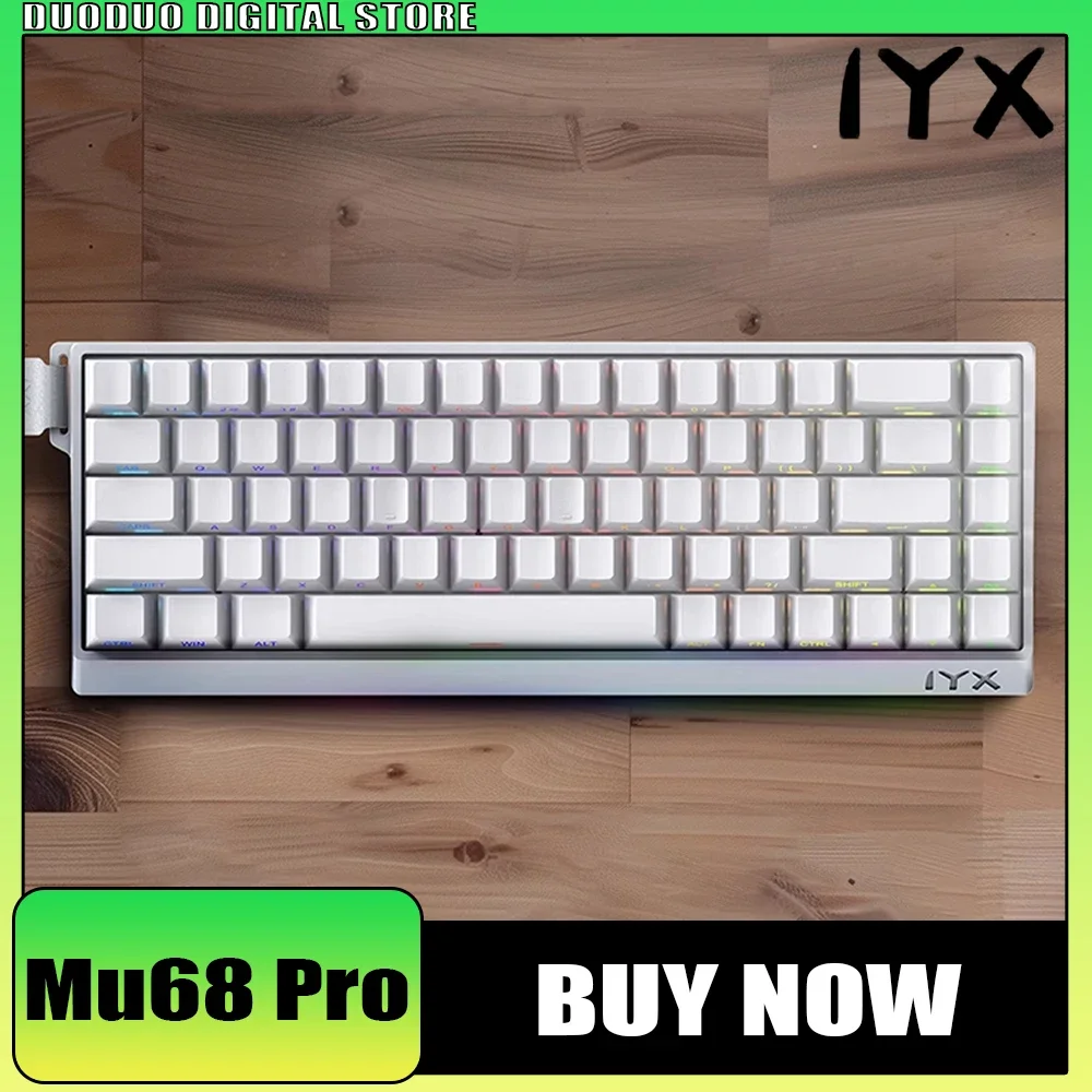 IYX-MU68-Pro-Magnetic-Switch-Keyboard-Aluminum-Alloy-8K-Quick-Trigger ...