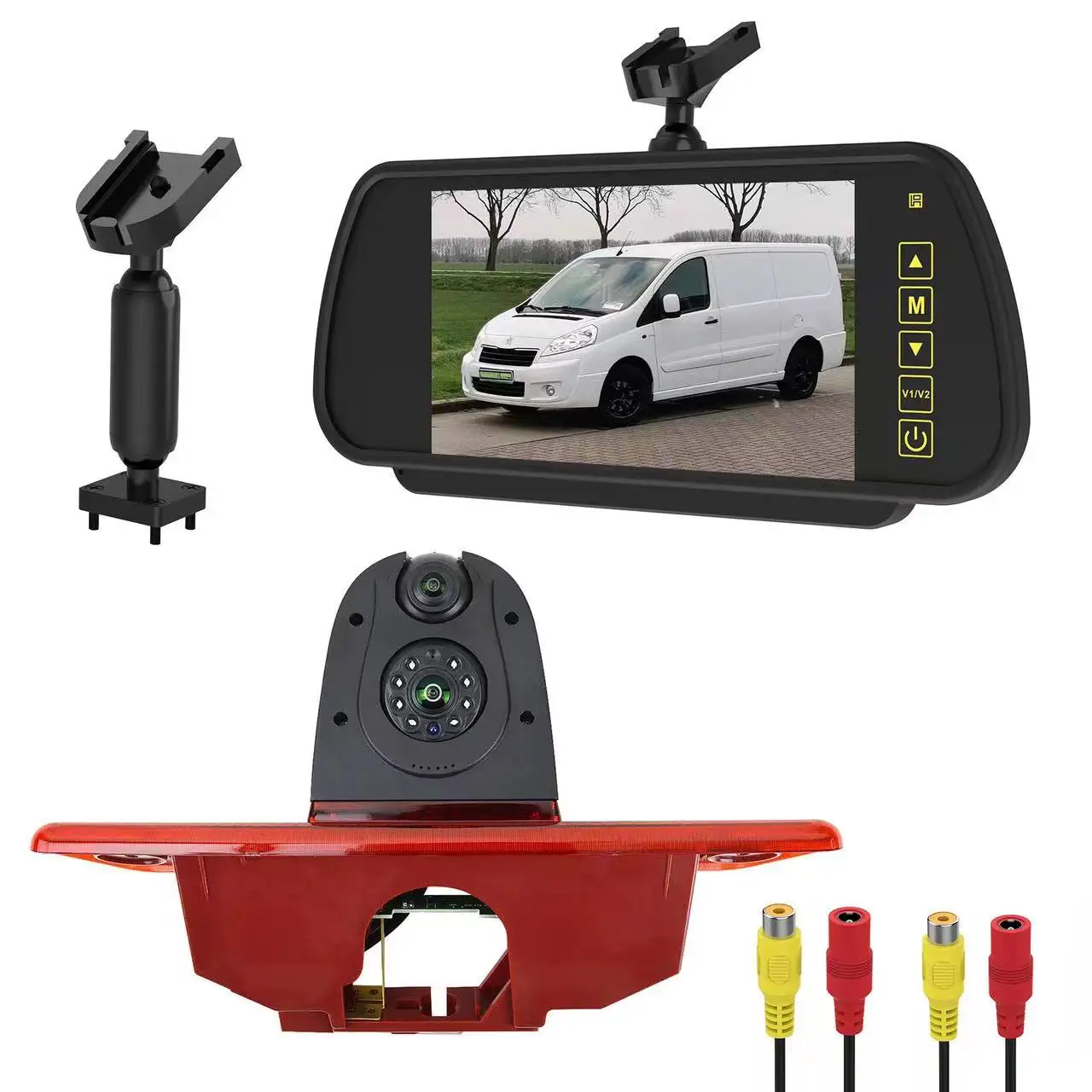 Dual-Camera-High-Brake-Light-For-Peugeot-Expert-Scudo-Citroen-Jumpy ...