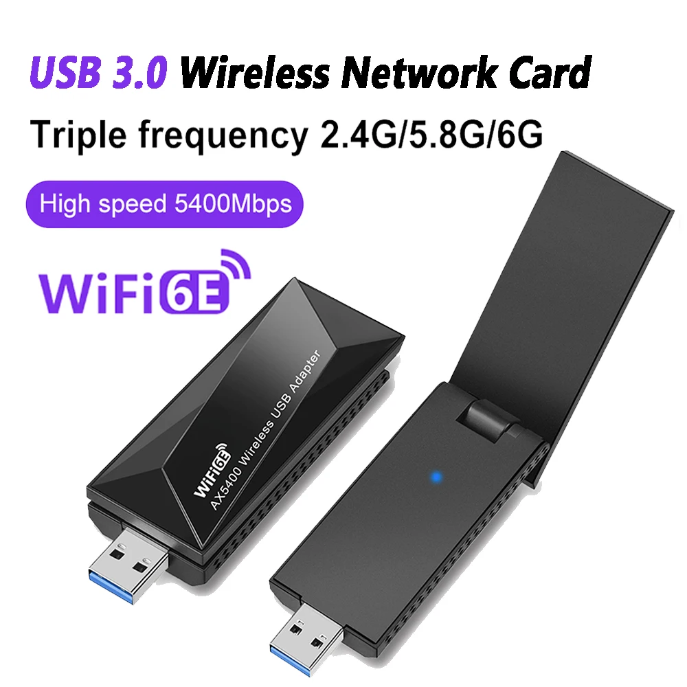 WiFi-6E-Wireless-Network-Card-5400Mbps-USB-3-0-WiFi-Adapter-Tri-Band-2 ...