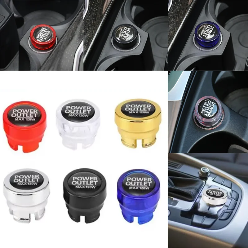 Car Cigarette Lighter Dust Plug Safety Protection Cover Socket Jack ...