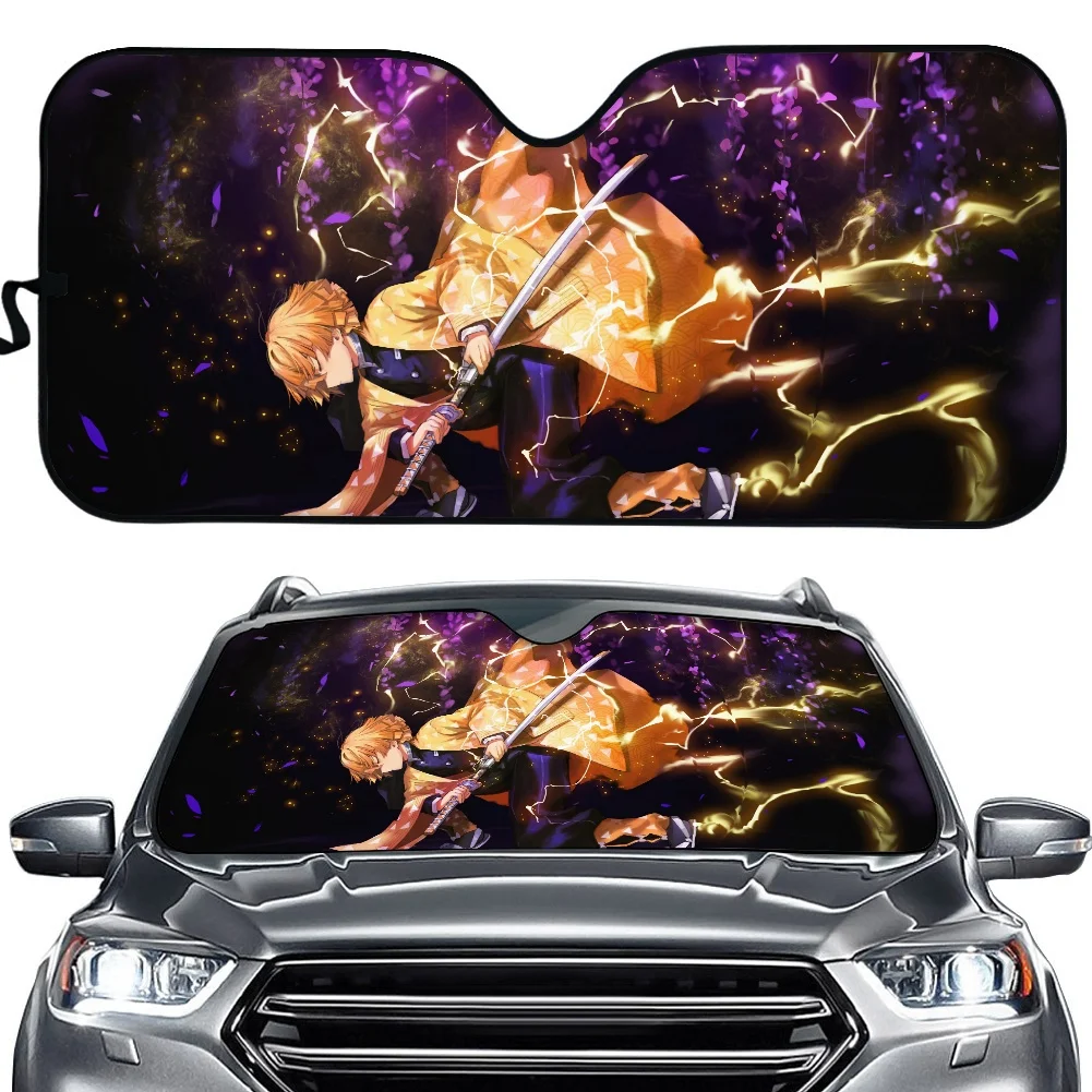 Anime-Demon-Slayer-Universal-Car-Side-Window-Sun-Shade-Windshield ...