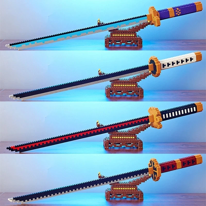 Samurai-Sword-Building-Blocks-Ninja-Blade-Katana-Japanese-Anime ...