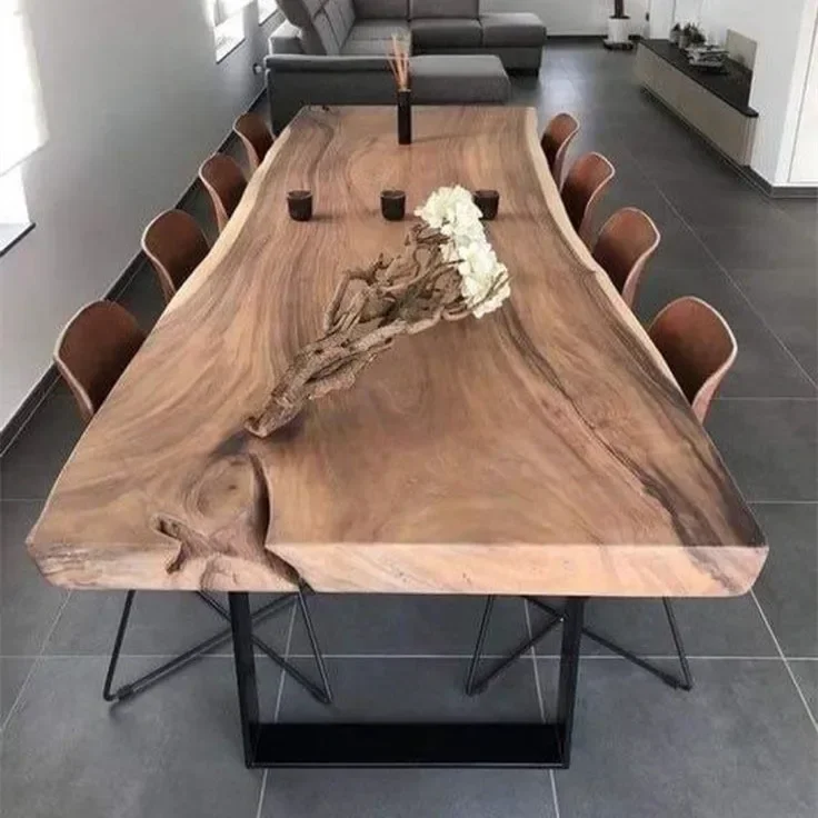 Slab-Walnut-Dining-Wood-Table-Wood-Slab-Top-Supplier-Solid-Wood-Table ...