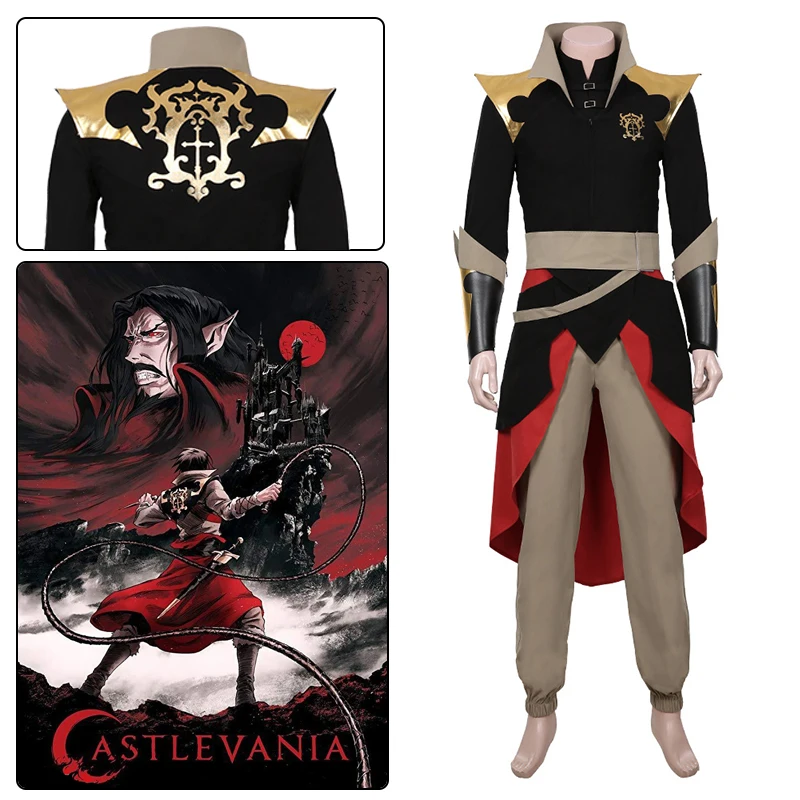 Game-Castlevania-Vampire-Killer-Belmont-Cosplay-Costumes-Uniform-Role ...