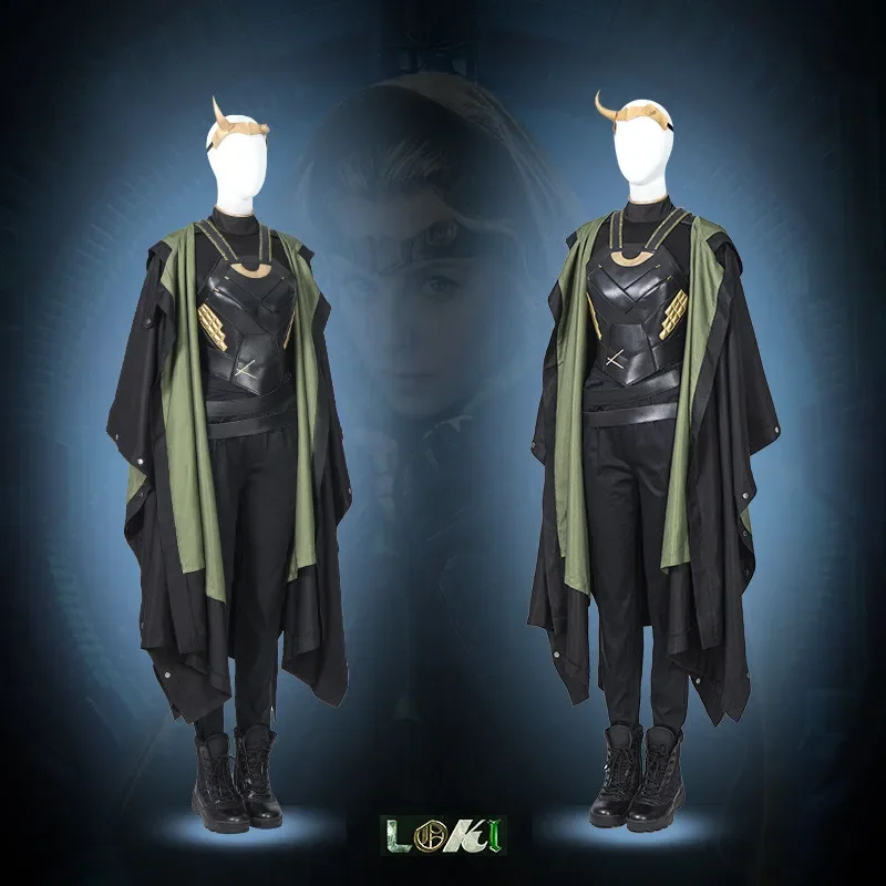 Disfraz-de-Loki-Silvi-para-mujer-conjunto-completo-con-accesorios-para-fiesta-de-Halloween ...