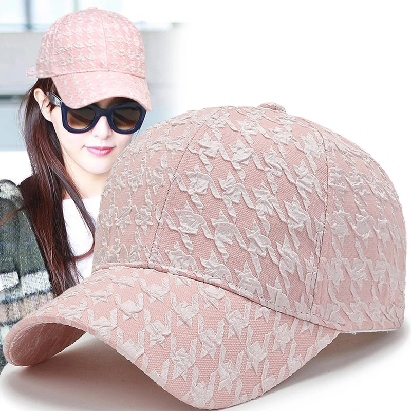 Hat Women's Baseball Cap for Female Spring and Summer Sticky Flower ...