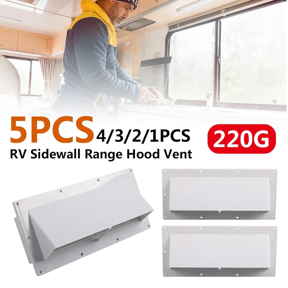 1-5PCS-RV-Caravan-Exhaust-Fan-White-Ventilation-Range-Hood-Vent ...