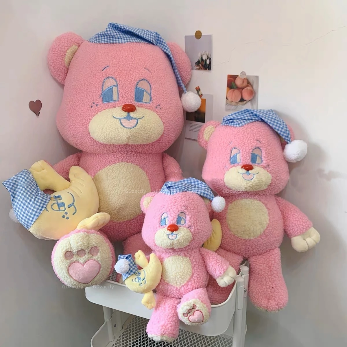 Good Night Teddy Bear Pink