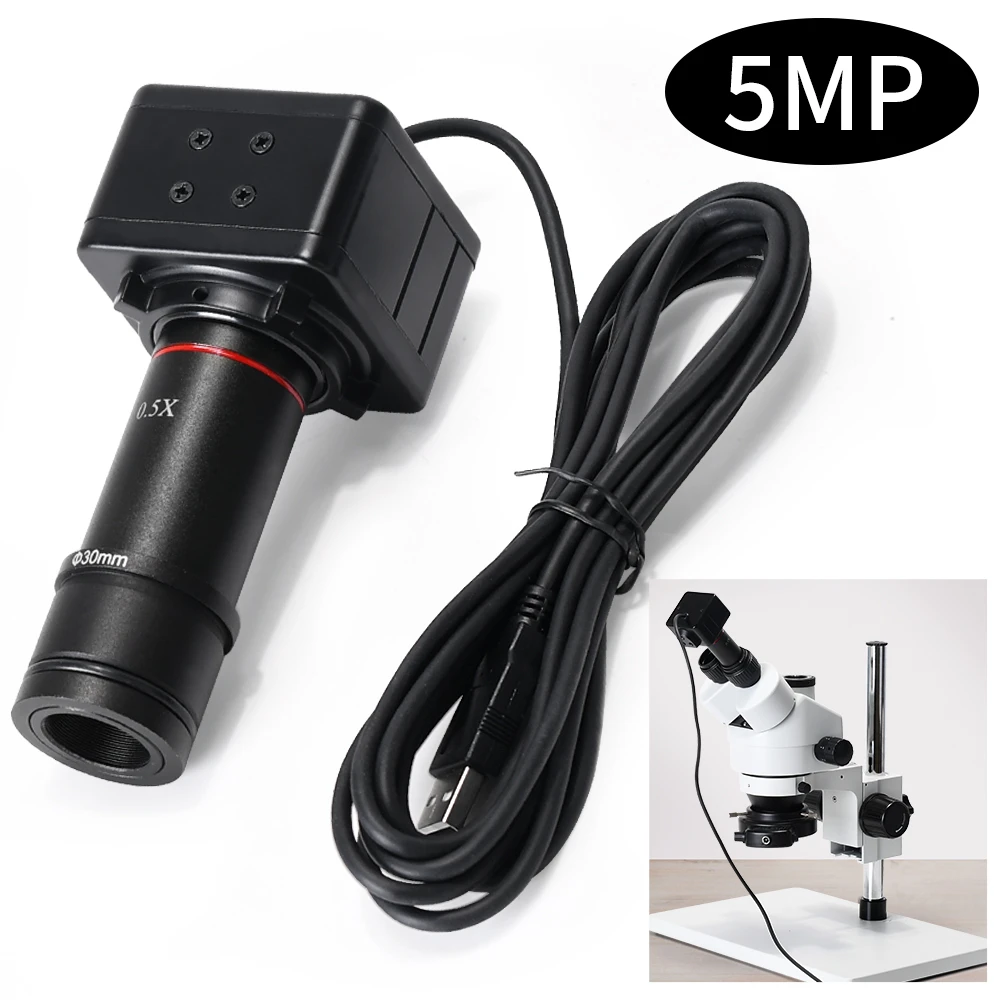 5mp Usb Camera Electronic Digital Eyepiece Microscope Camera Uvc Driver ...