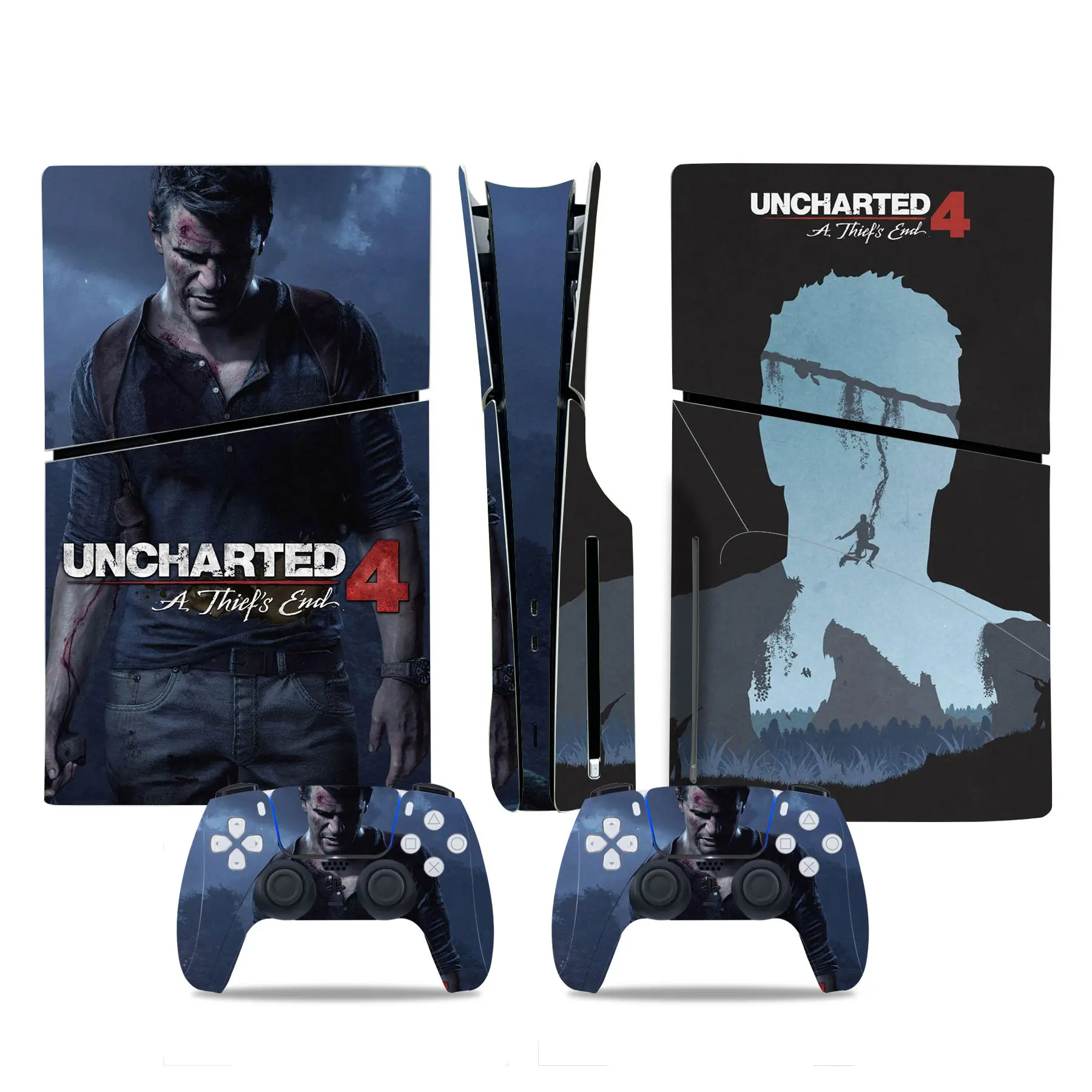 Uncharted 4 PS5 Slim Disc Skin Sticker Decal Cover for Console and ...