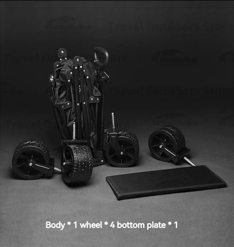 Naturehike-BLACKDOG Traveling Trolley 150L High-Capacity Folding ...