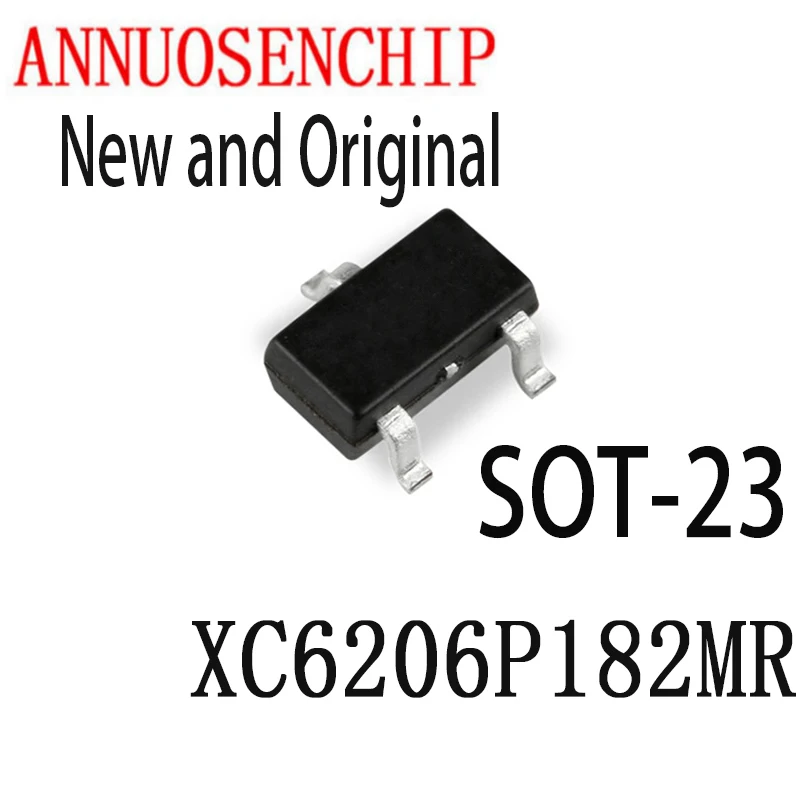 50PCS New And Original SOT23 XC6206 SOT XC6206P182 SMD SOT-23 IC ...