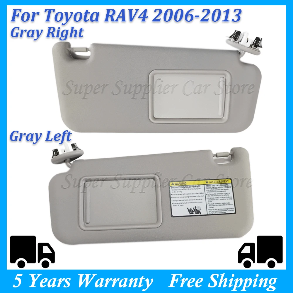 New-Sun-Visor-Shield-Sunshade-Auto-Sunvisor-For-Toyota-RAV4-2006-2012 ...