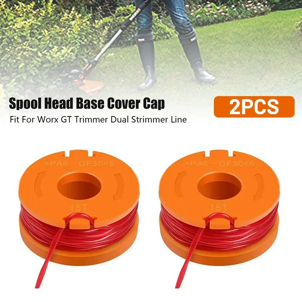 2pcs-Spool-And-Line-For-WORX-WG150E-WA0004-Replacement-Spool-And-Line ...