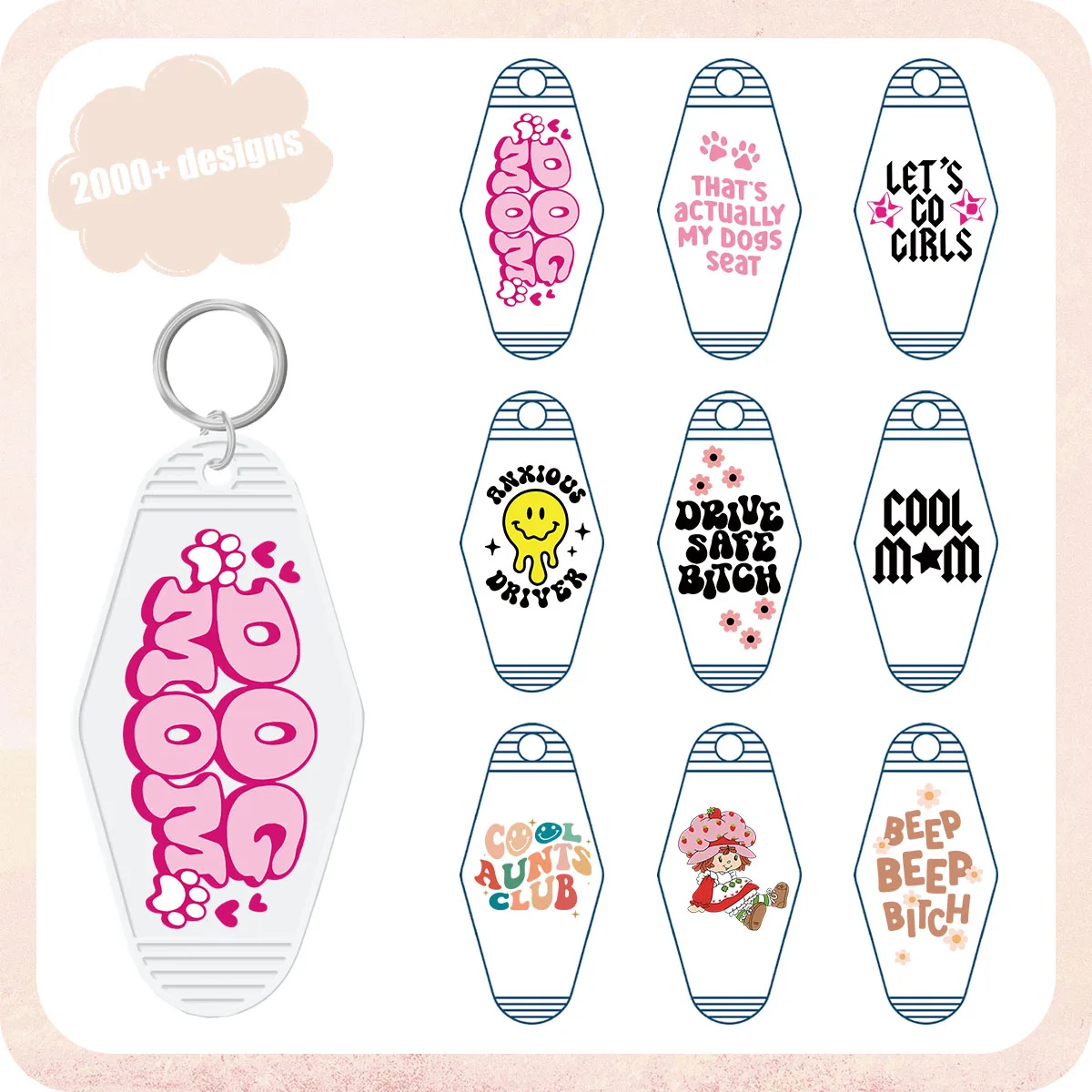 5PCS-UV-DTF-Motel-KeyChain-Decals-UV-DTF-Stickers-Transfers-Print ...