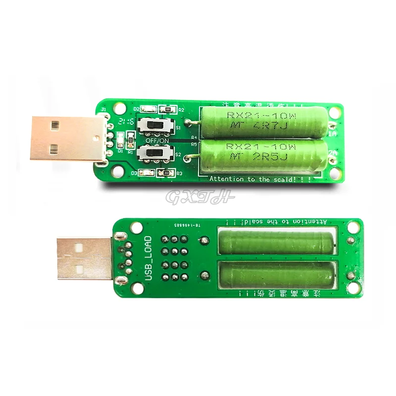 3A/2A/1A Discharge USB Electronic Load Aging Resistance Charger Power ...