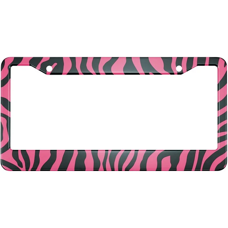 Zebra Print License Plate