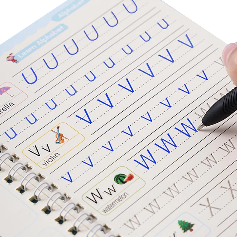 Magic-Practice-Copybook-Pen-Preschools-Kids-Calligraphy-Notebook ...
