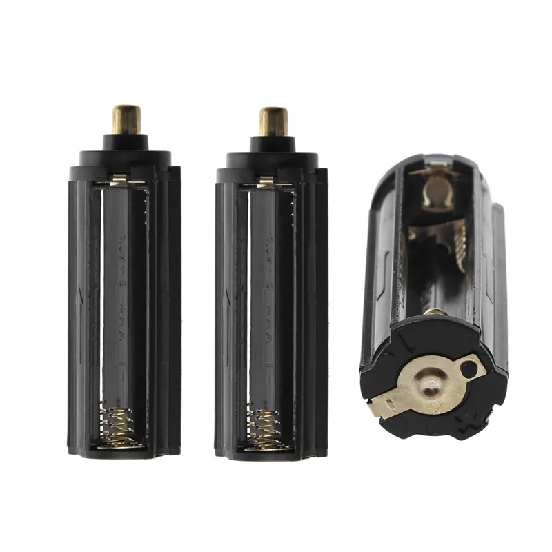 1/2/3Pcs 3x AAA to 18650 Size Battery Adapter Converter Holder Case Box ...
