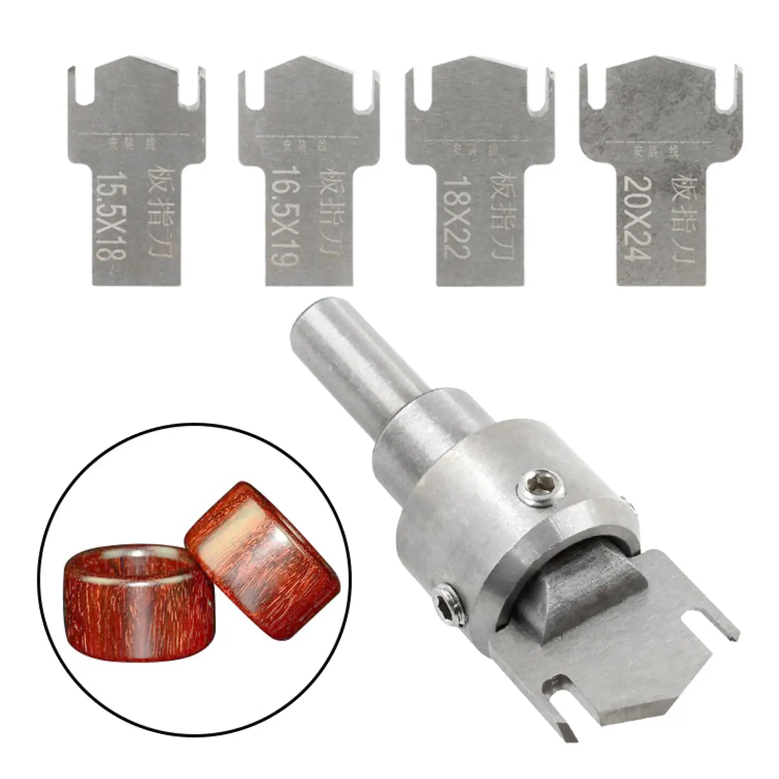 Premium Wood Thick Ring Drill Cutter Maker Ring Drill Bit Set 15.5-20mm ...
