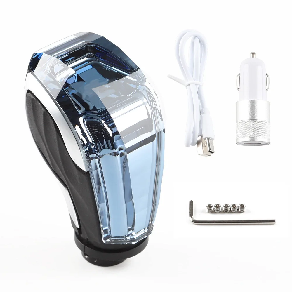 New-Car-Modification-Automatic-Transmission-Button-Shift-Head-LED-Touch ...