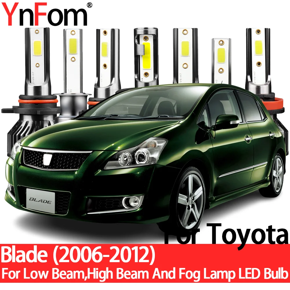 YnFom For Toyota Blade E15# 2006-2012 Special LED Headlight Bulbs Kit ...