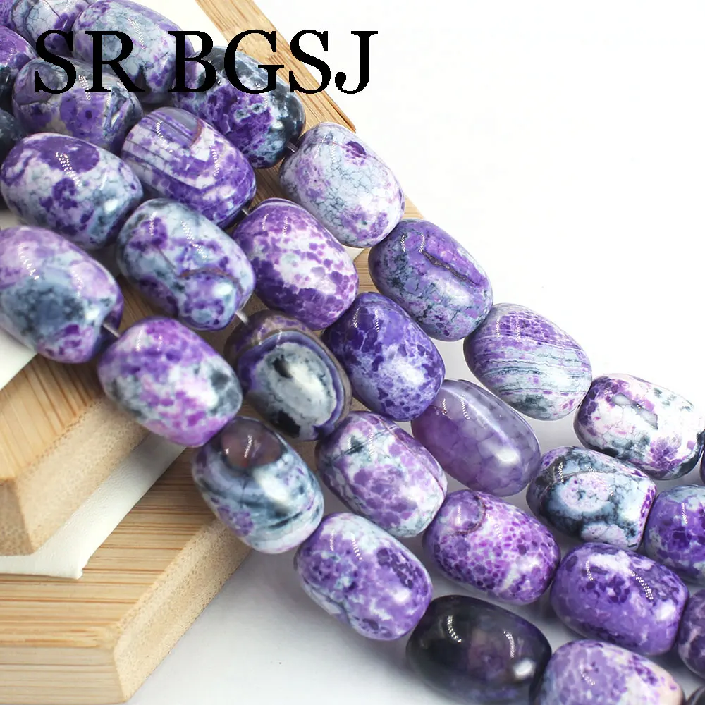 13x18mm-High-Quality-Purple-Fire-Agate-Drum-Loose-Beads-Semi-Finished ...