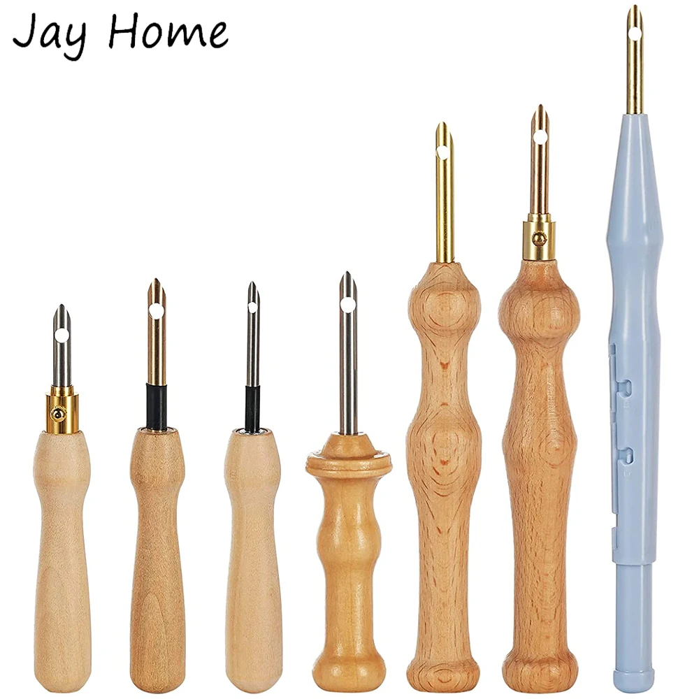 7Pcs Embroidery Punch Needle Set Adjustable Punch Needle Cross Stitch ...