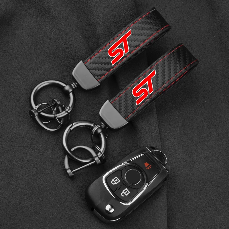 Leather-Carbon-Fiber-Car-Ring-Keychain-Trinket-Zinc-Alloy-Keyrings ...