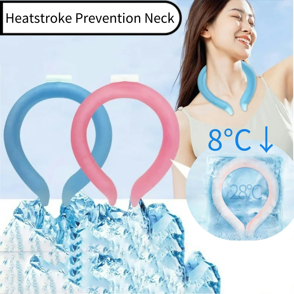 Heatstroke-Prevention-Neck-Cooling-Tube-Reusable-Ice-Neck-Ring-Summer ...