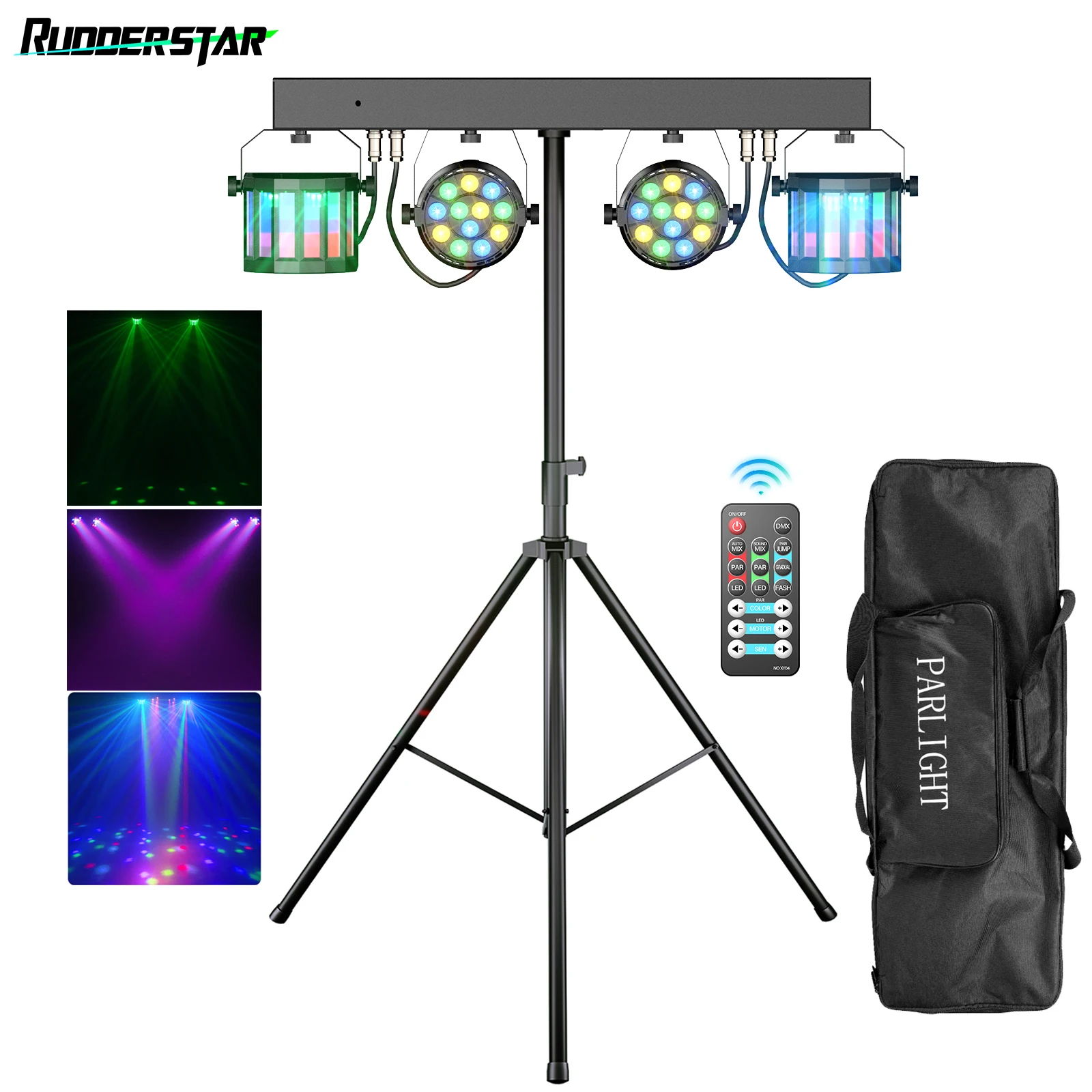 60W Combination Bracket Lights With Bags RGBW LED Par light Dyeing ...