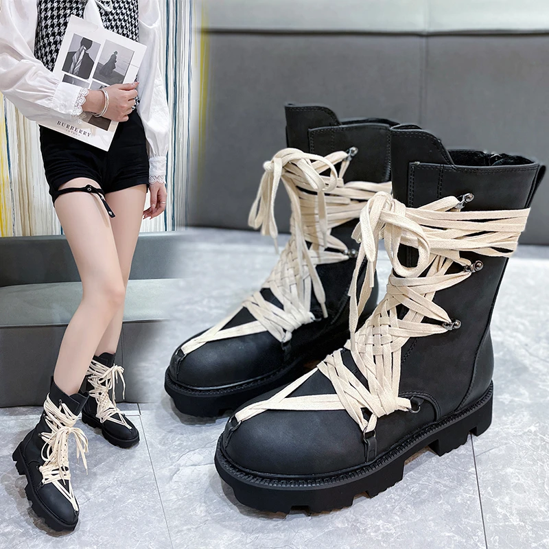 Botas-chelsea-de-plataforma-plana-feminina-t-nis-de-corrida-casual ...