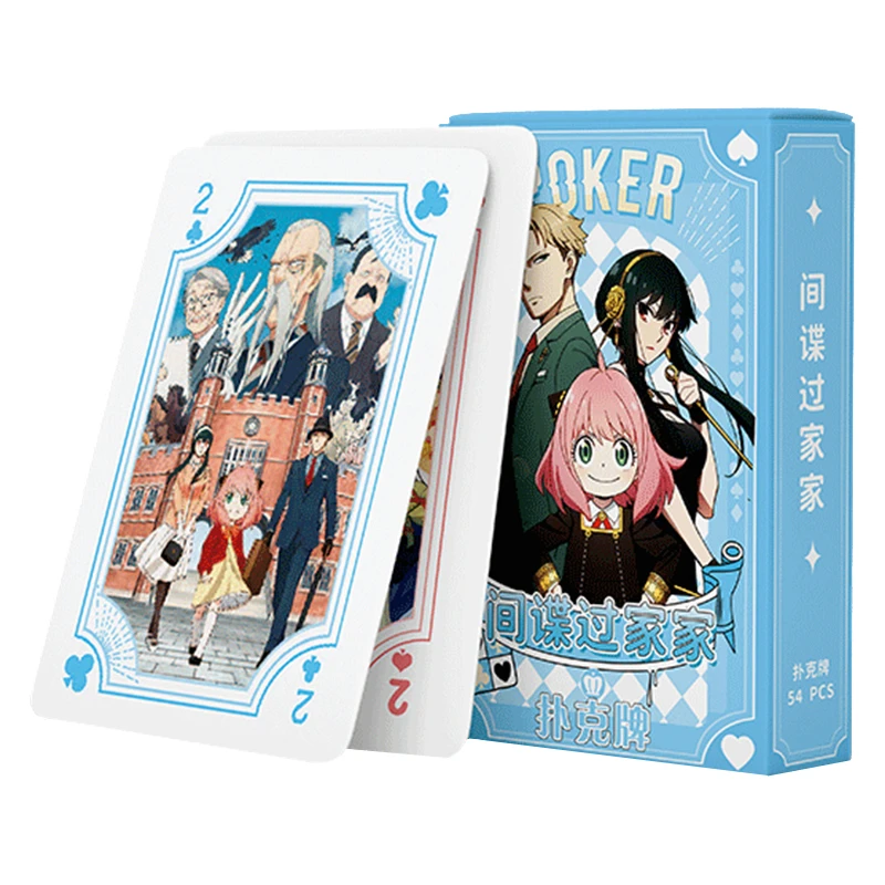 Spy x Family playing cards board games Anime Anya Forger child kids ...