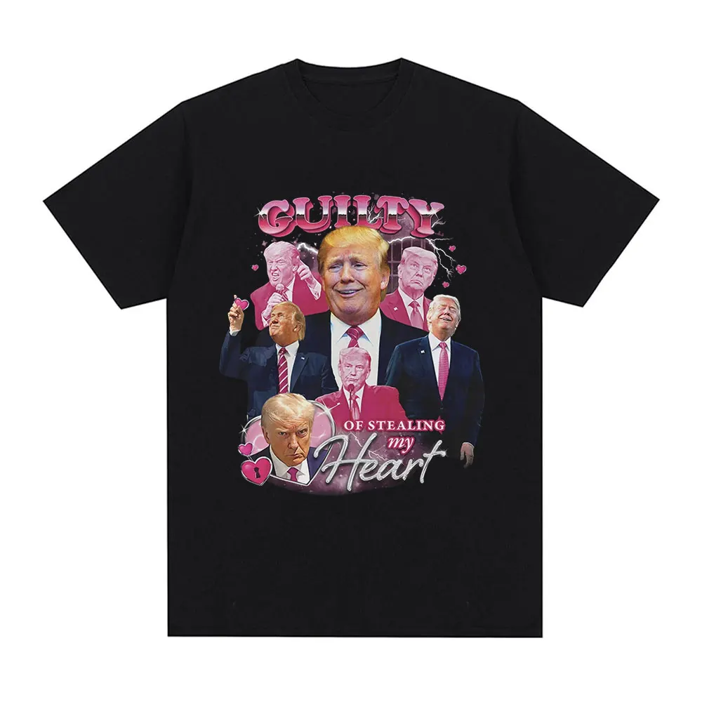 Funny-Donald-Trump-Guilty-of-Stealing-My-Heart-T-Shirt-Men-s-High ...