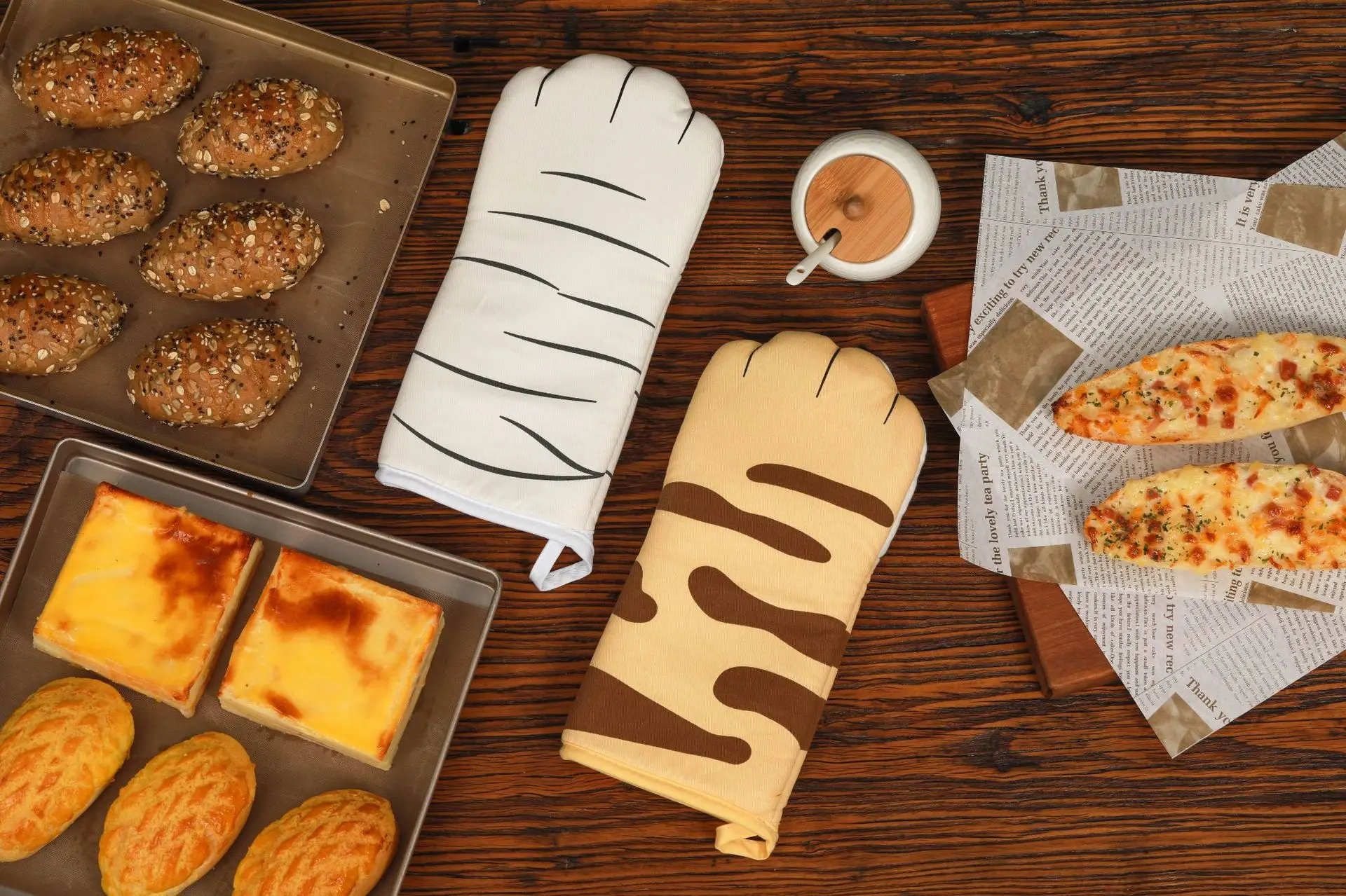 Cat-Claw-Insulated-Gloves-Oven-Gloves-Microwave-Oven-Anti-Scalding-Pure ...