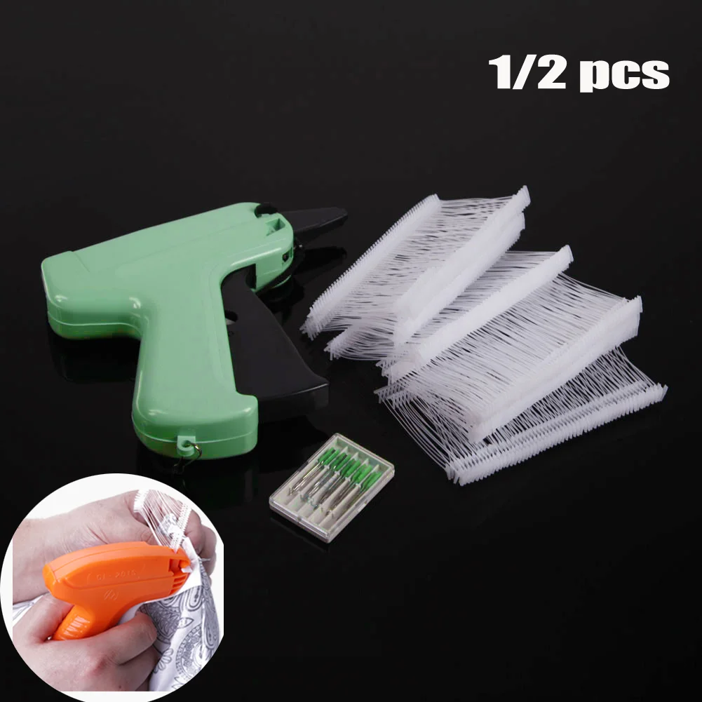 Clothes Label Garment Price Tagging Tag Gun+5 Needles +1000 Barbs ...