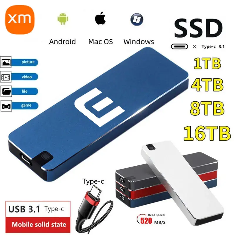 External-ssd-1TB-USB3-1-High-Speed-portable-M-2-ssd-500g-2TB-Solid ...
