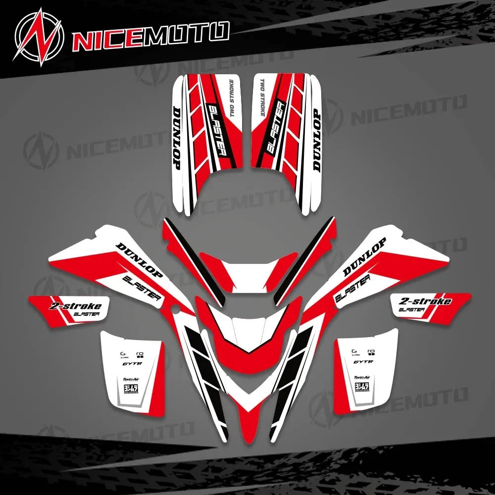 NICEMOTO-New-Style-DECALS-STICKERS-GRAPHICS-For-Yamaha-BLASTER-YFS200 ...