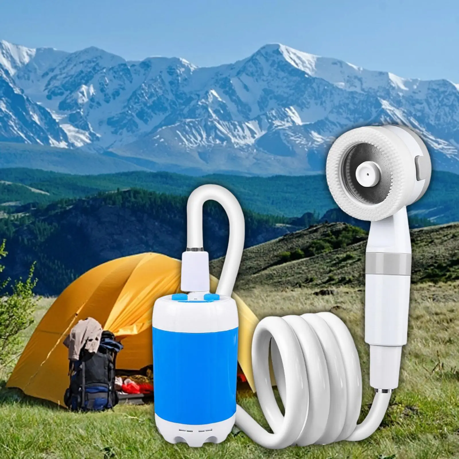 Portable-Outdoor-Shower-Set-Handheld-Showerhead-Camp-Shower-with-Hose ...