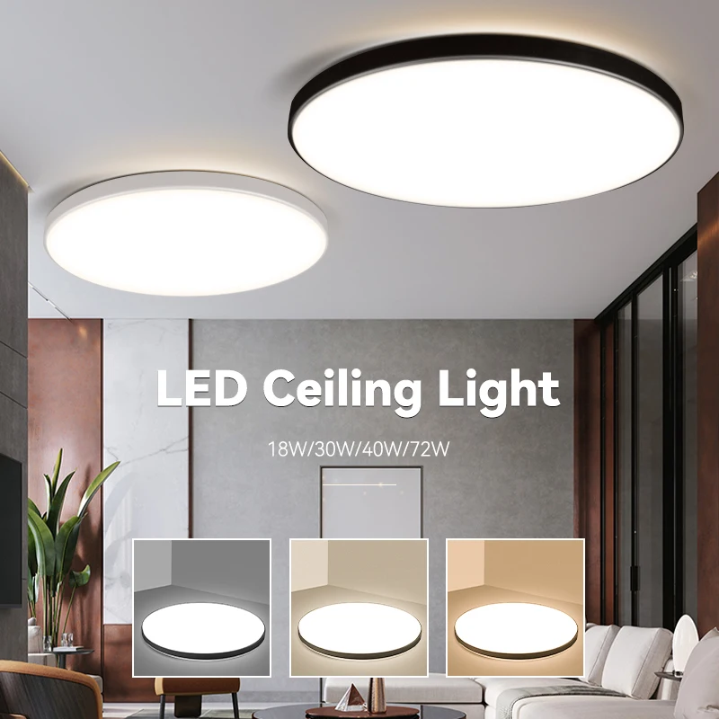 Ceiling Lighting Led Panel Light 220V Chandelier Circular Lumines Panel ...