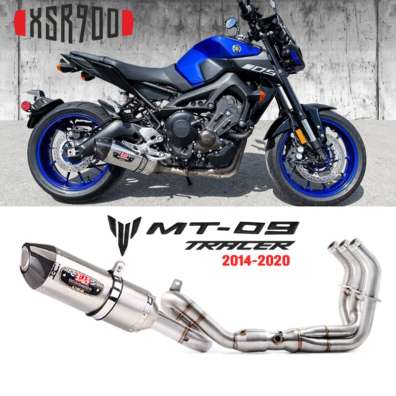 Motorcycle Full System Exhaust For Yamaha MT09 FZ09 2013-2021 MT09 SP ...