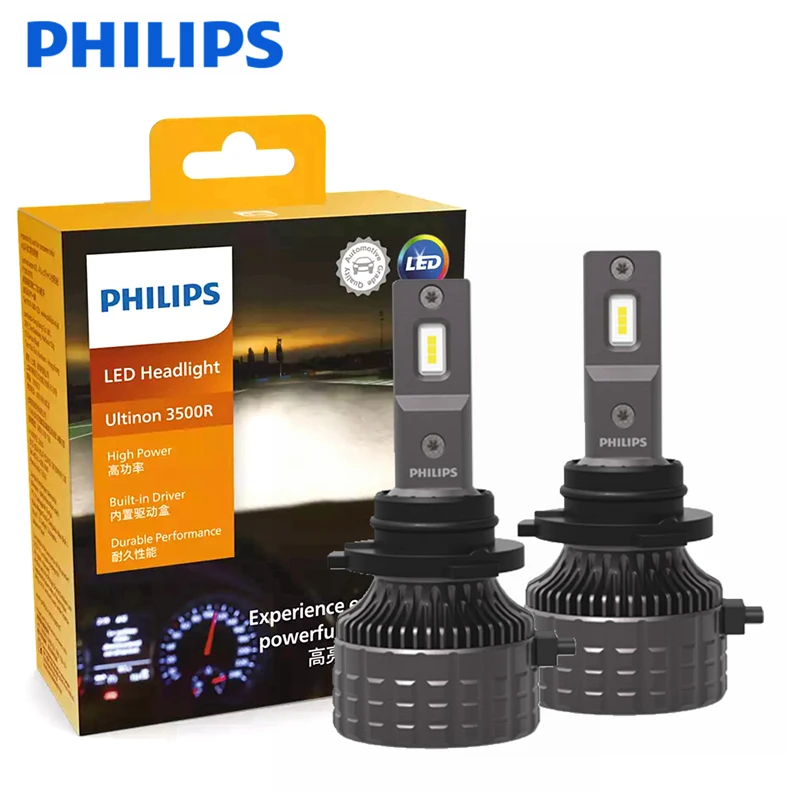 Philips-LED-HB3-HB4-9005-9006-Ultinon-3500R-High-Power-30W-2600LM-Car ...