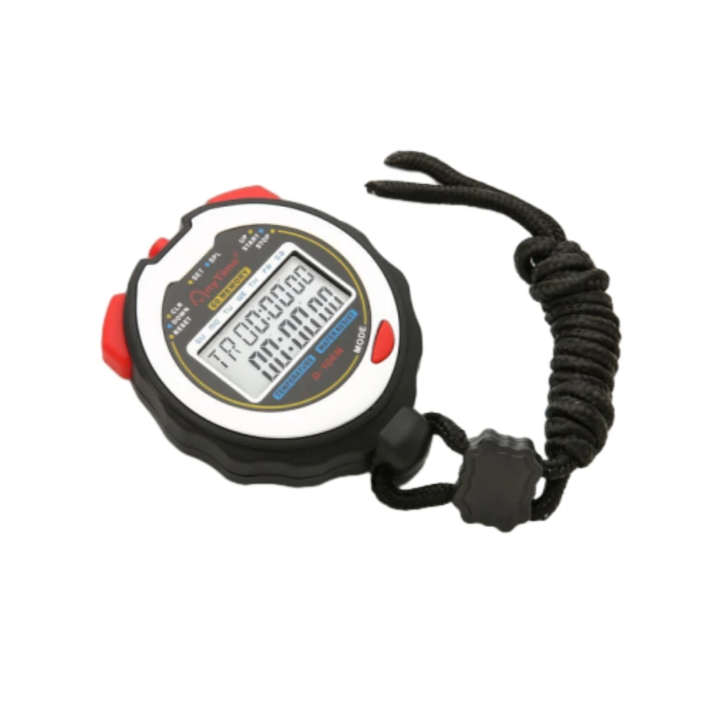 Waterproof-Stopwatch-Chronograph-with-Wristband-Alarm-Time-Date-Week ...