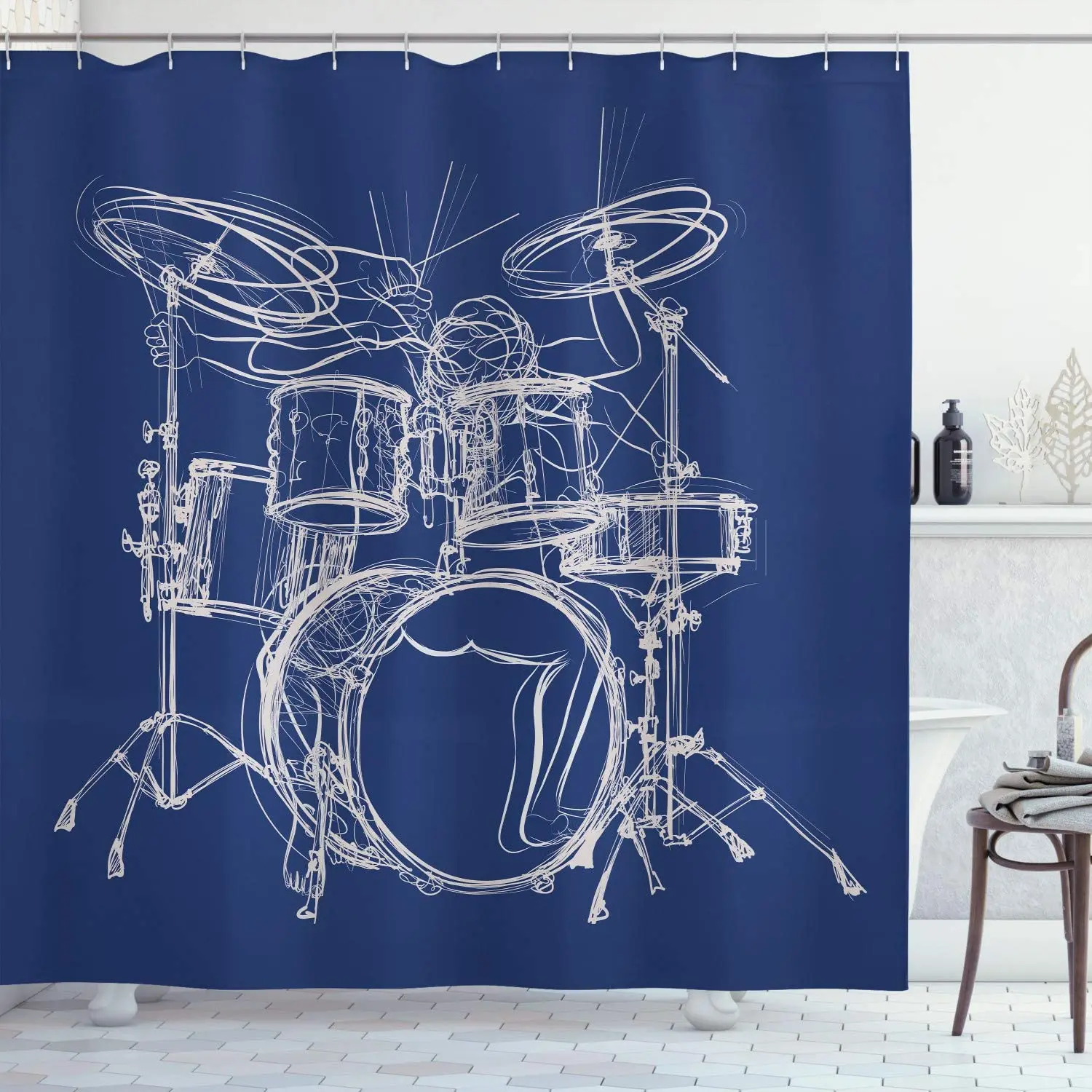 Rock Drummer Drawing