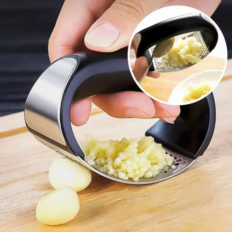 Manual-Stainless-Garlic-Squeezer-Multipurpose-Seasonings-Easy-Practical ...
