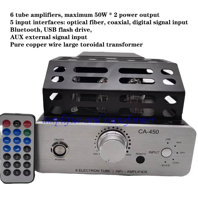 6Z4 6H2N tube amplifier, optical fiber/U disk/Bluetooth decoding, refer ...